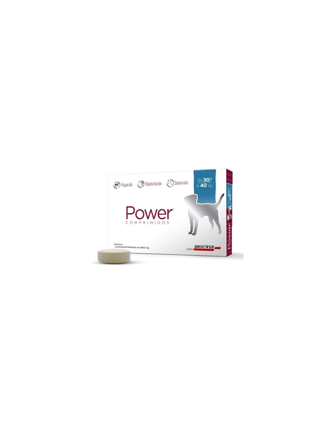 POWER COMPRIMIDOS 30.1 – 40 KGS 1 COMPRIMIDO