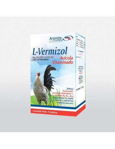 L-VERMIZOL (AVICOLA VITAMINADO) 350 MG X 75 TAB.